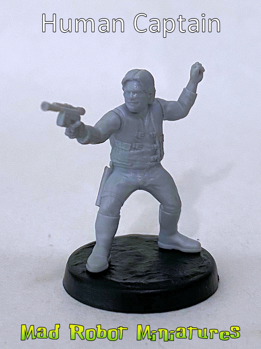 Human Captain [SC-CAPT-01] - $9.00 : Mad Robot : We Likey Minis!!